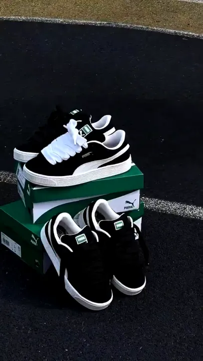 Puma Suede Classic Black White Men’s - Sepatu Sekolah Pria Wanita ...