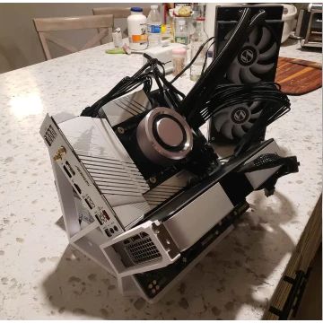 vỏ case benchtable matx itx nhựa dạng nghiêng | Lazada.vn