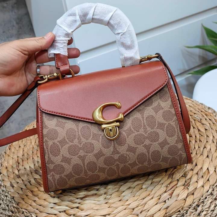 Coach Sammy Top Handle Bag in Signature Canvas | Lazada PH