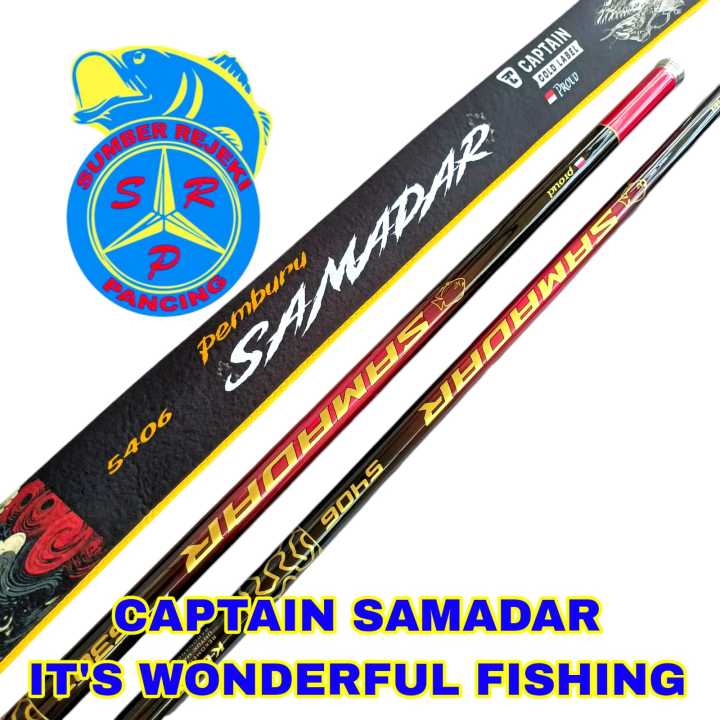 Joran Tegek captain SAMADAR carbon premium 540cm 630cm | Lazada Indonesia