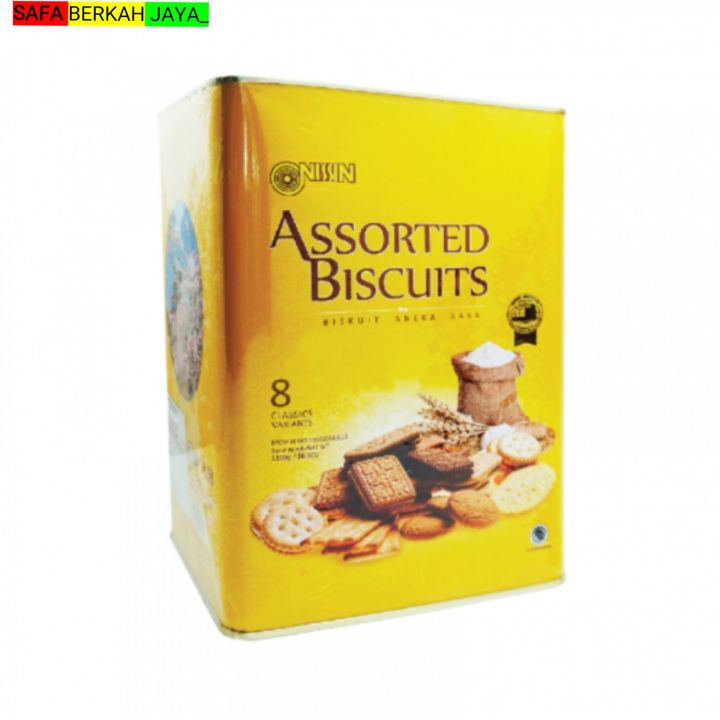 Nissin Assorted Biscuits 1100g / biskuit kaleng | Lazada Indonesia