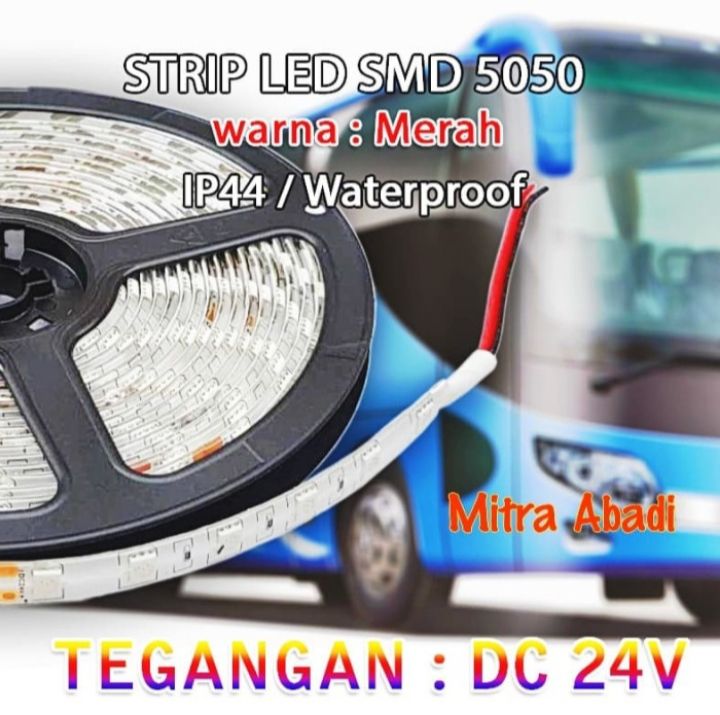 LED strip SMD 5050 24v merah | Lazada Indonesia
