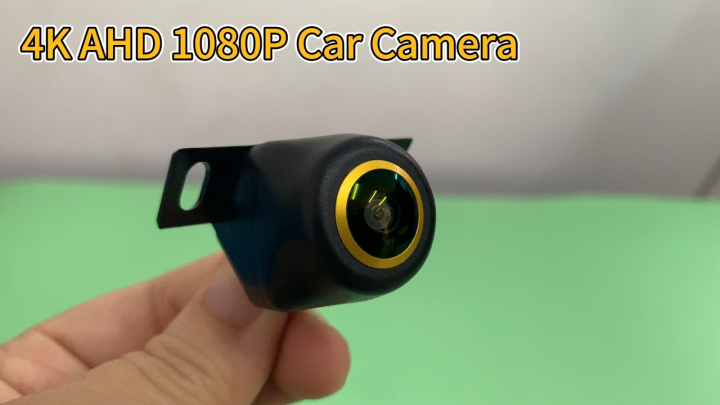 4K AHD 1080P Golden 180 degrees Car Rear View Camera Night Vision ...