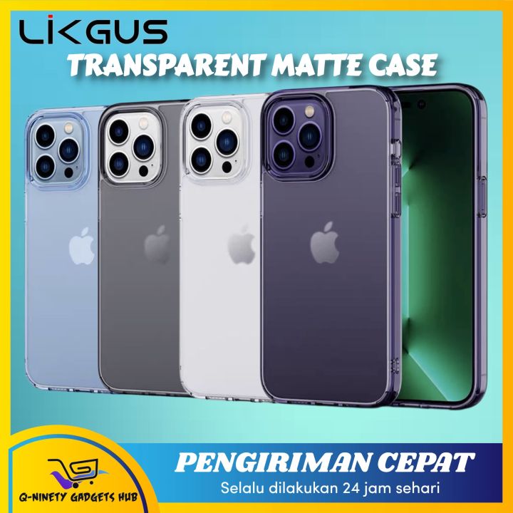 LIKGUS Transparent Matte for Apple iPhone 14 Pro Max / iphone 14 Plus ...