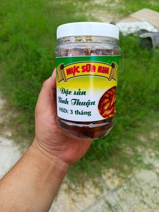 🦑MỰC SỮA RIM NƯỚC MẮM TỎI ỚT ĐẶC SẢN BÌNH THUẬN - HỦ 500GRAM | Lazada.vn