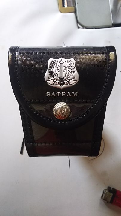 Dompet borgol logo satpam | Lazada Indonesia