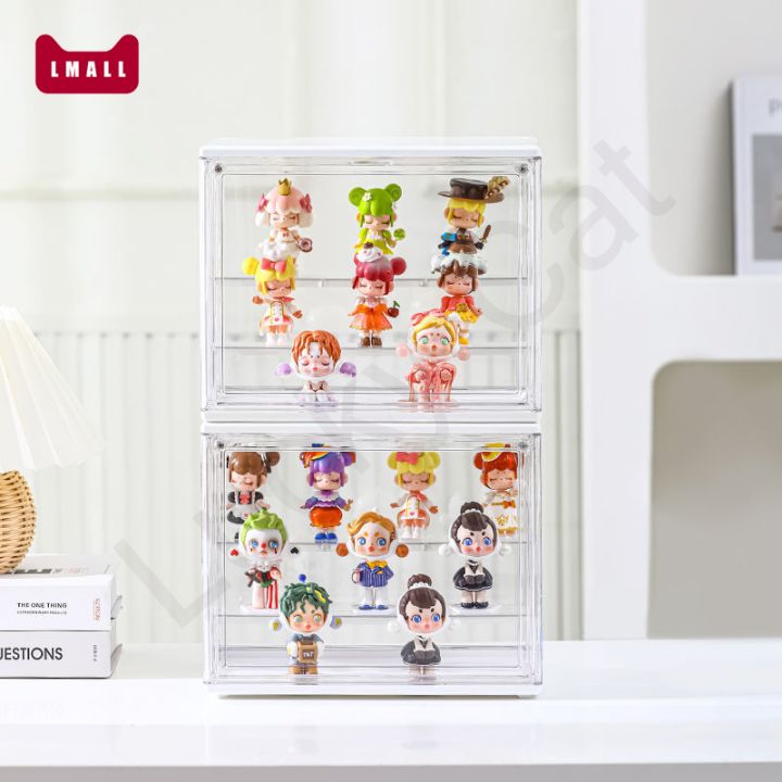 SG stock Full Acrylic Popmart Display Box Blind Box Acrylic Display ...
