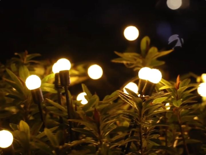 Solar garden light outdoor romantic swing firefly LED waterproof light ...
