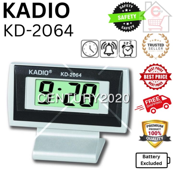 KADIO Desktop Clock Timer Multi-functional Digital Electronic Clock KD ...