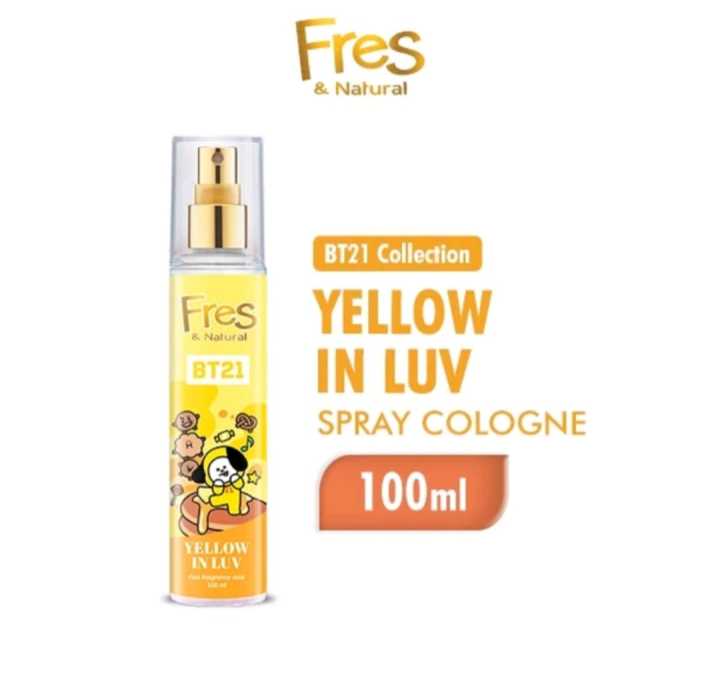 Fresh & Natural Cologne BT21 Yellow In Luv 100ml | Lazada Indonesia