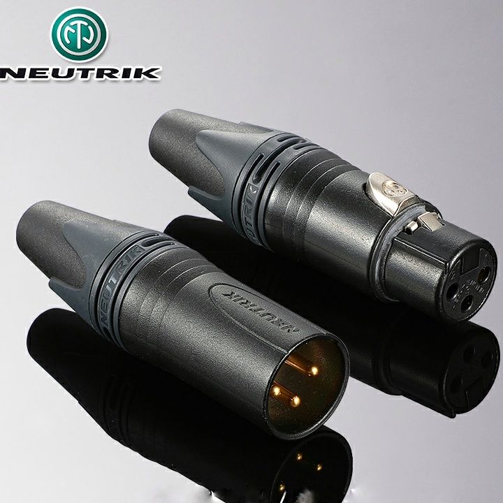 หัวแคนนอน XLR Neutrik NC3MXX-B NC3FXX-B สีดำ หัวคอนเนคเตอร์ ตัวผู้ ตัว ...