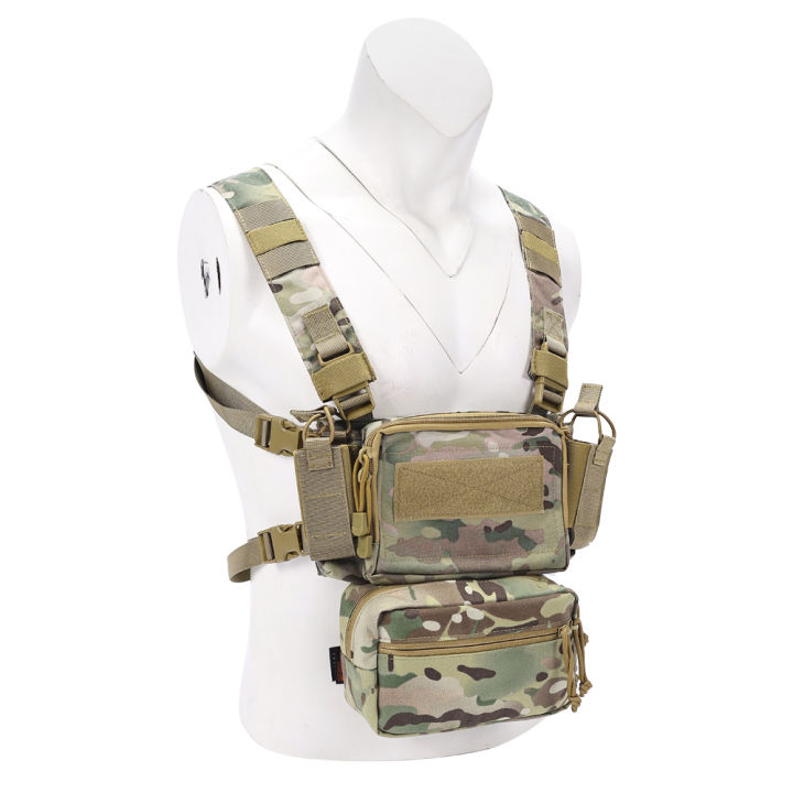 SINAIRSOFT Tactical D3CR Chest Rig Micro Chest Vest with 5.56 7.62 ...