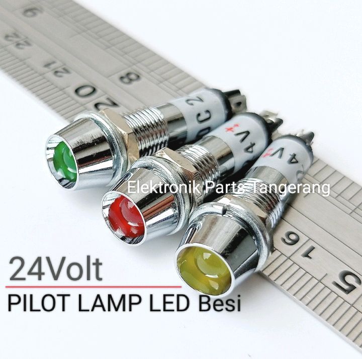 (1 Buah) PILOT LAMP LED 24V BESI DRAT 8mm PILOT LAMP 24V LED BESI LAMPU ... (1 Buah) PILOT LAMP LED 24V BESI DRAT 8mm PILOT LAMP 24V LED BESI LAMPU ...