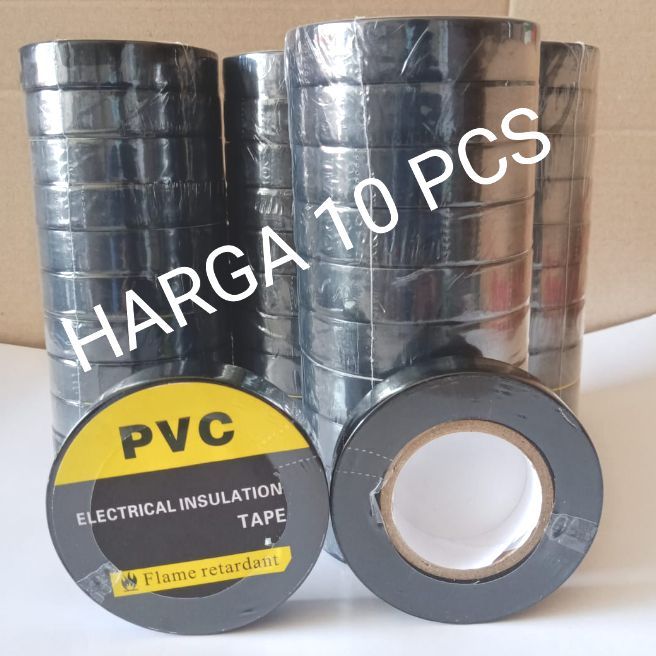 Isolasi listrik pvc 15 mm x 20 yard-10 pcs | Lazada Indonesia