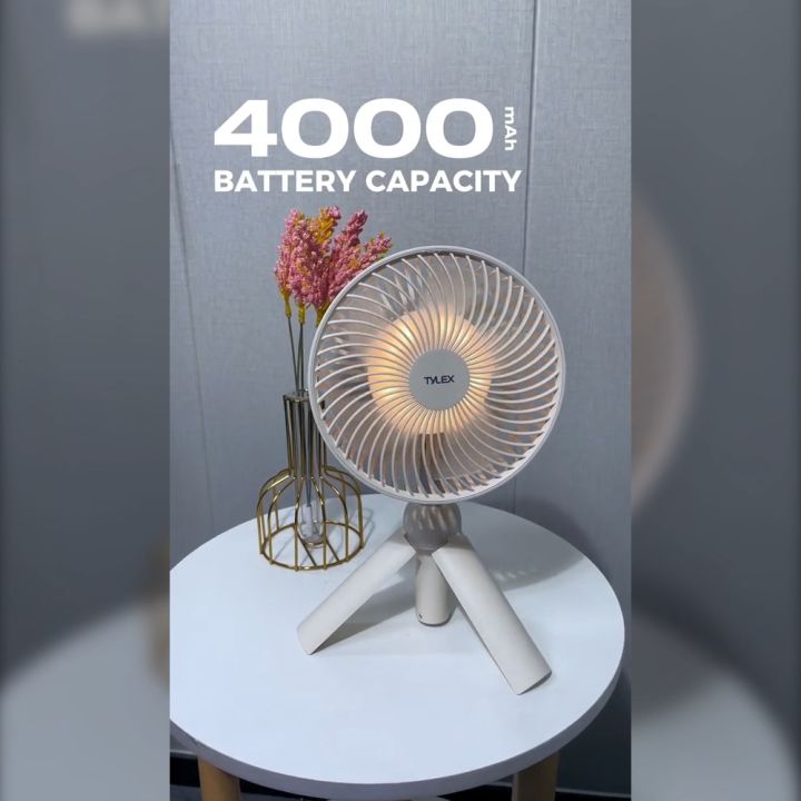Tylex XM59 Portable Mini Fan 4th Gear is Natural Breeze 360 Adjustable ...