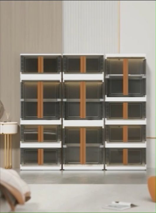 Clozet Box กล่องใส่เสื้อผ้าพับได้ 2 แบบ แถมสายรัดกันหล่น 2 ชิ้น ประกอบ ...