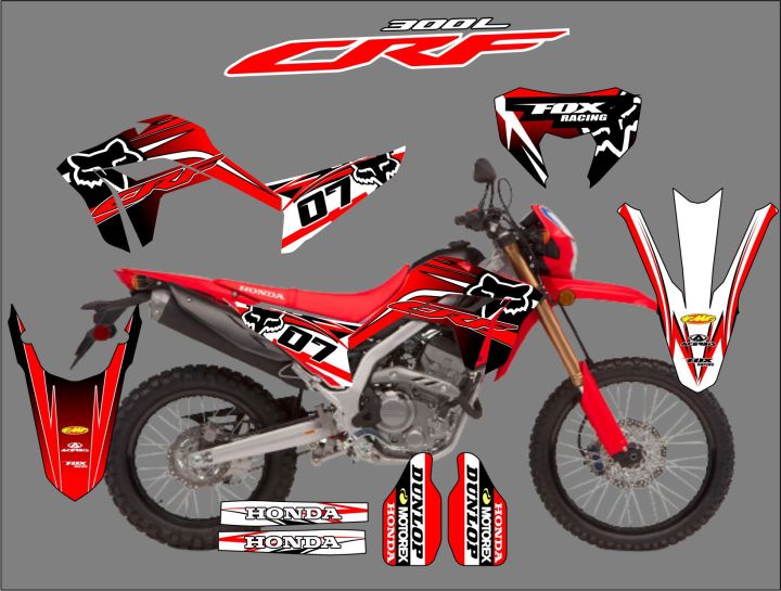 Honda crf 300L full body decals | Lazada PH