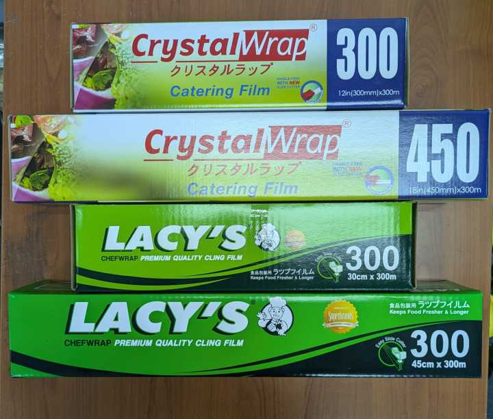 Food Grade Kitchen Cling Film Food Wrap with two-way sliding blades ...