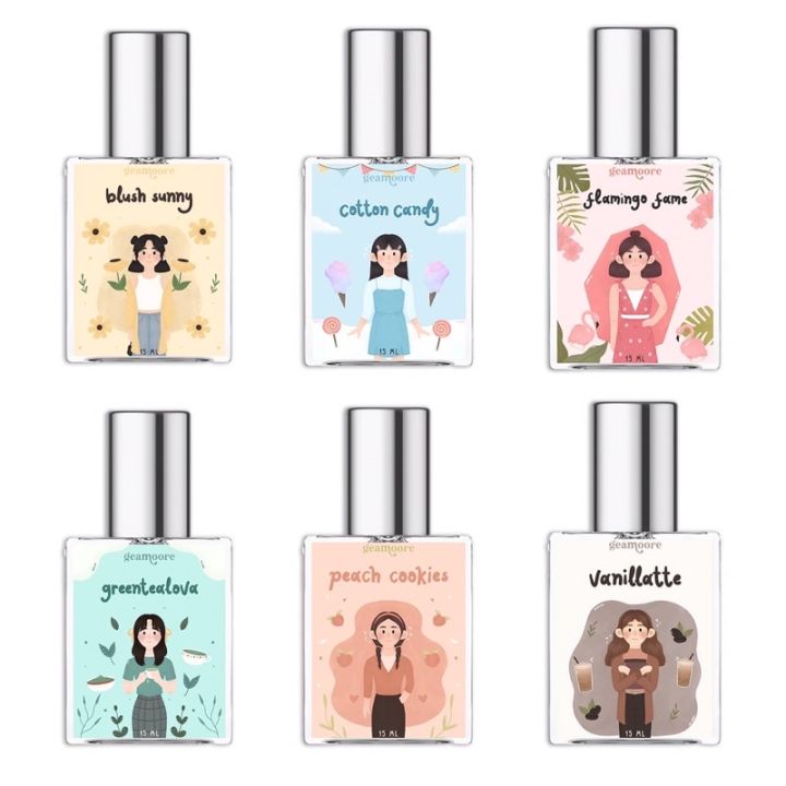 GEAMOORE ADDICTED SERIES PARFUME Botol Spray 15ml Original BPOM ...