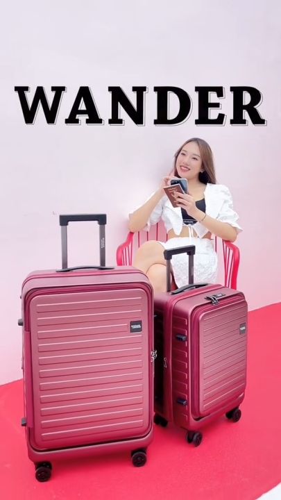 WANDER SERIES กระเป๋าเดินทางเฟรมซิป ที่มาพร้อมกับฟังก์ชั่นทรงพลังอันสมบูรณ์แบบ จาก BAGGAGE ...