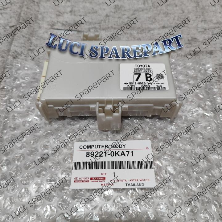 Modul BCM Computer Komputer Body Innova Reborn / Fortuner VRZ Original ...