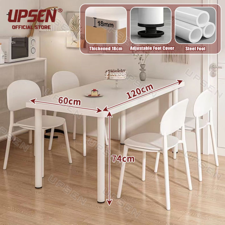 Minimalism 120*60*74CM Dinning Table For 2-6 Persons Home Restaurant ...