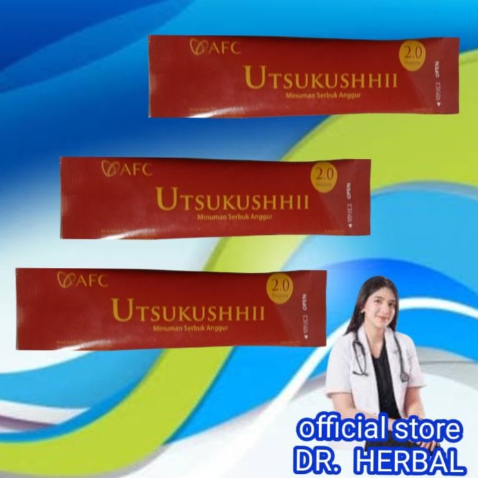 PROMOSI Utsukushhii 3 sachet" utsukushhii afc original "utsukushhii ...