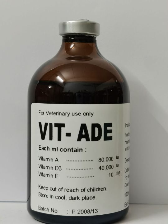 VITAMIN ADE 100ml(Supplement Awalan Untuk Anak Lembu,Kambing dll) | Lazada