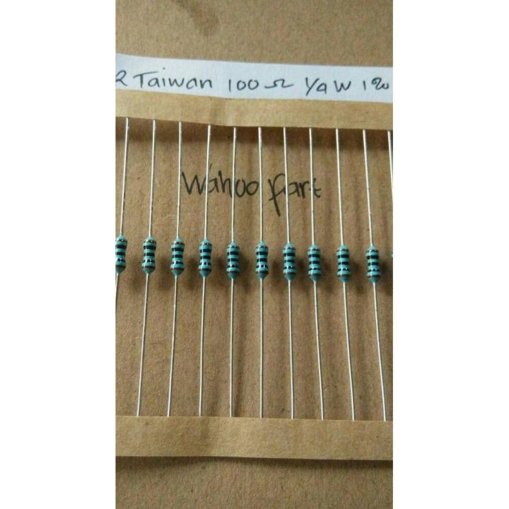 10pcs RESISTOR 100 OHM 1/4W 1% 100OHM 1/4 WATT | Lazada Indonesia