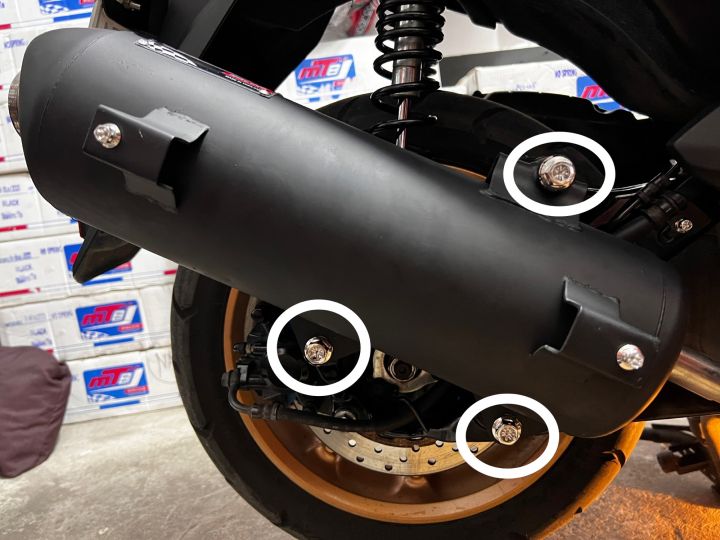 PIPE BOLT / MUFFLER BOLT FOR NMAX V1, V2 & V2.1, AEROX V1 & V2 CNC ...