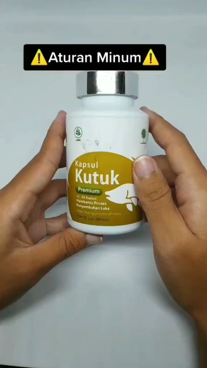 KAPSUL KUTUK PREMIUM ASLI ALBUMIN EKSTRAK IKAN KUTUK GABUS OBAT ORIGINAL LUKA OPERASI SESAR ...