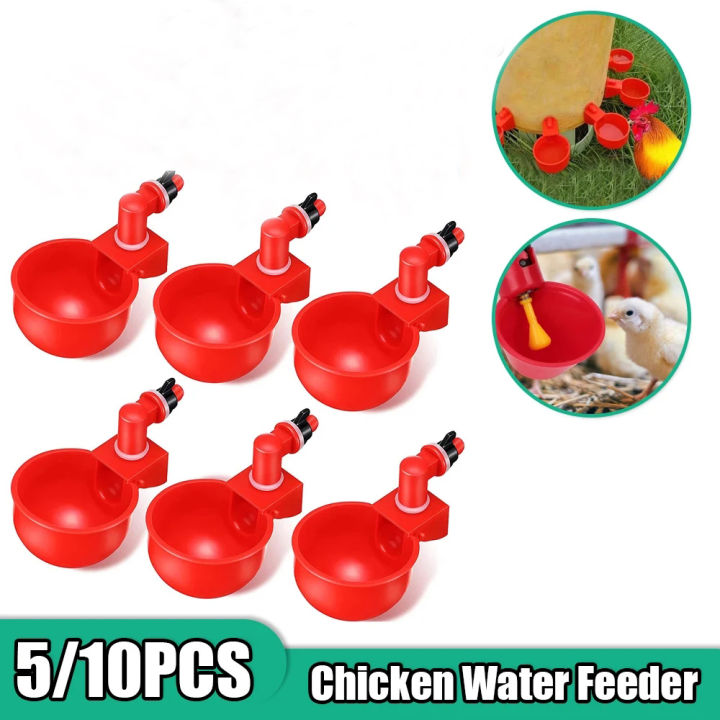 10/5/1PCS Chicken Duck Drinking Cup Automatic Drinker Chicken Feeder ...