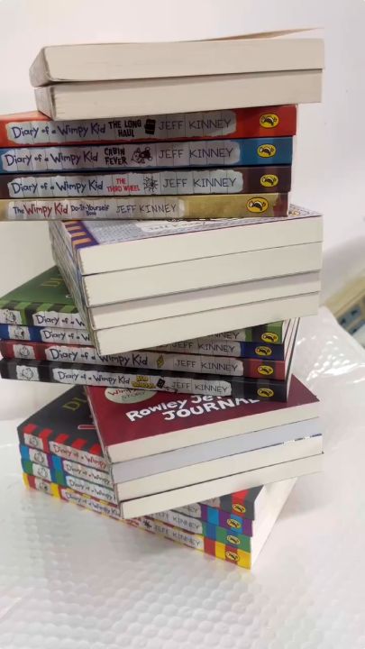 [COD ] ⭐New⭐ Diary of a Wimpy Kid by Jeff Kinney (23 Books) per Set ...