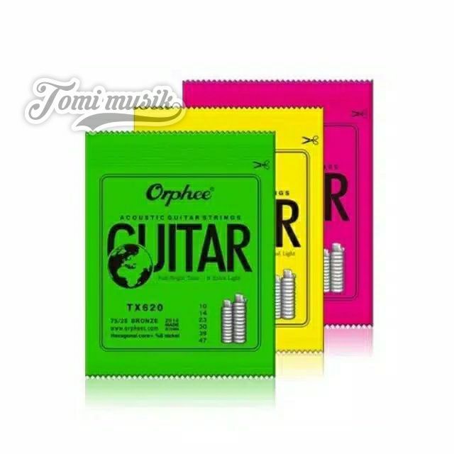 senar gitar akustik ORPHEE strings TX620 TX630 TX640 bronze | Lazada ...