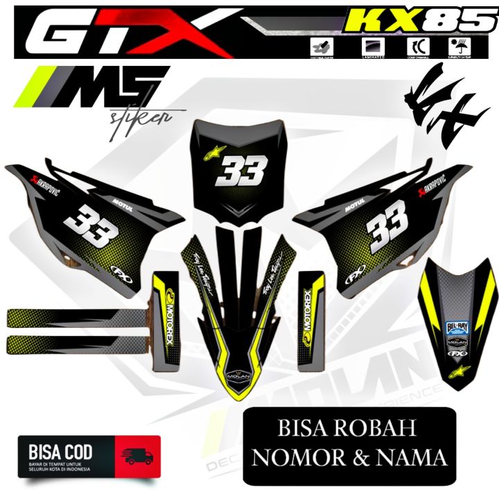 Decal Sticker Striping Variasi Fullbody Cross Trail Bebek Standar GTX ...