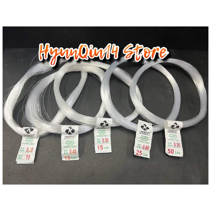 Tansi * fishing lines Unibest strong & supple nylon fishing | Lazada PH