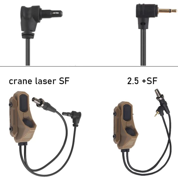 Tactical Pressure Axon Switch SF/2.5/Crane Rear Plug Flashlight PEQ ...