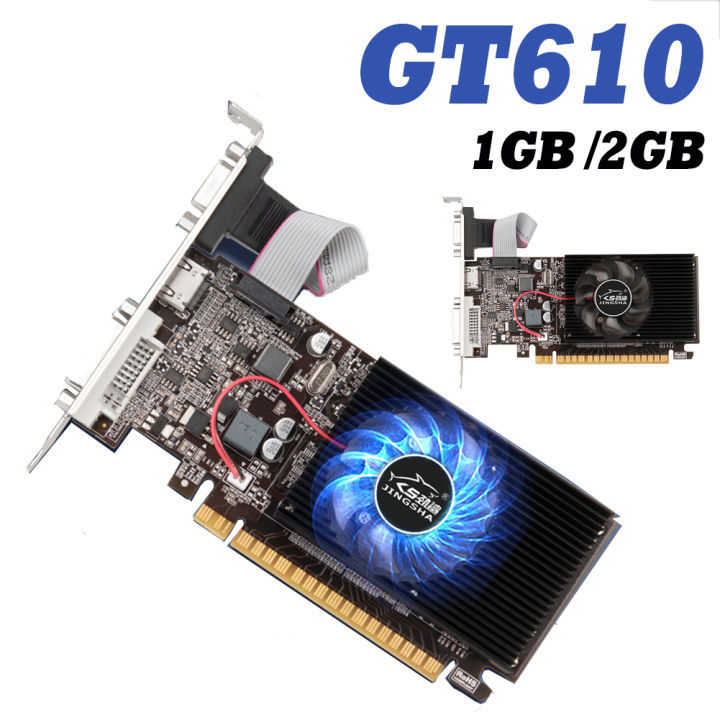 GT610 Video Card 1/2GB PCIE X16 2.0 NVIDIA GeForce GT 610 DDR3 Graphics Card VGA HD DVI 64Bit ...