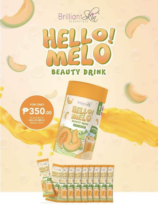 Brilliant Hello Melo Beauty Drinks 10 Sachet POWDER DRINK | Lazada PH