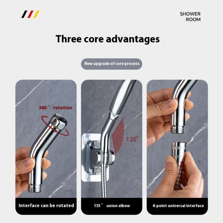 Shower Head Angle Adjuster Top Shower Head Corner Elbow Loose Joint ...