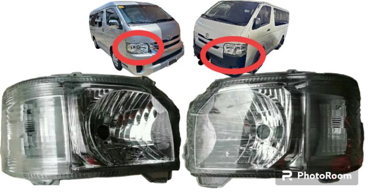 HEADLIGHT/HEADLAMP ASSEMBLY HIACE COMMUTER,GL GRANDIA 2015-2018 | Lazada PH