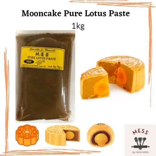 月饼馅 / MOONCAKE PASTE / Inti Kuih Bulan [Pure Lotus / White Lotus / Red ...