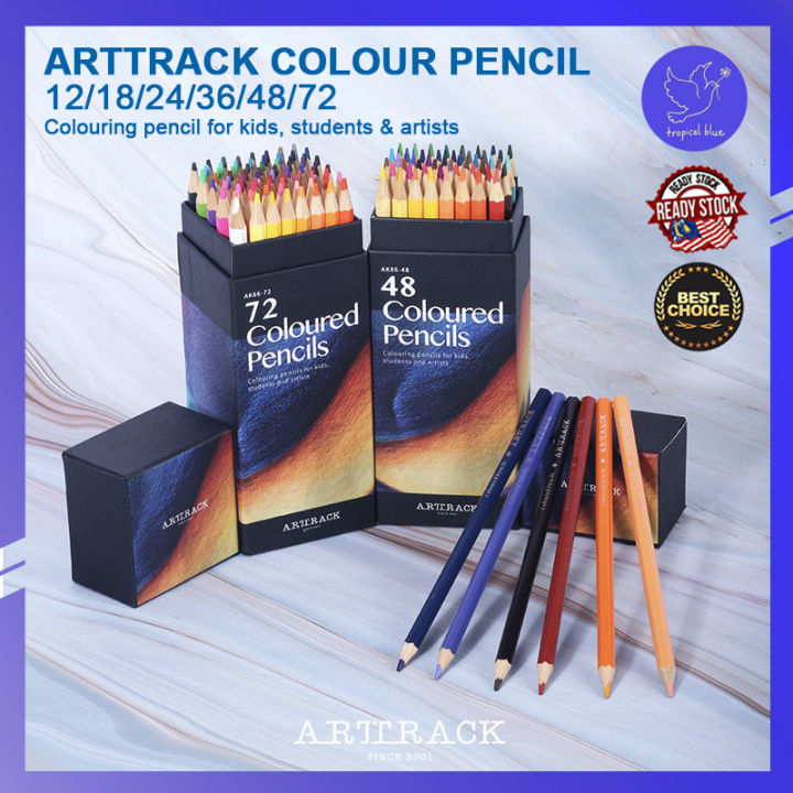Tropical Blue Arttrack Colour Pencils Set 12/18/24/36/48/72 Color ... Tropical Blue Arttrack Colour Pencils Set 12/18/24/36/48/72 Color ...