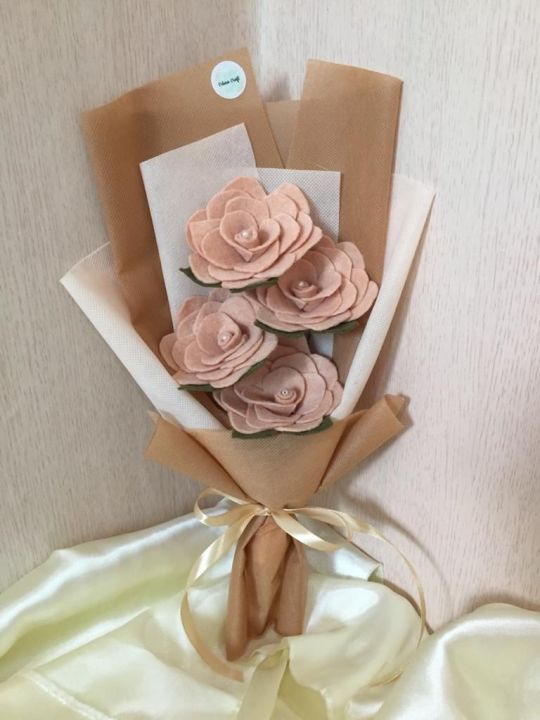 bucket bunga 4 tangkai Salem estetik | Lazada Indonesia