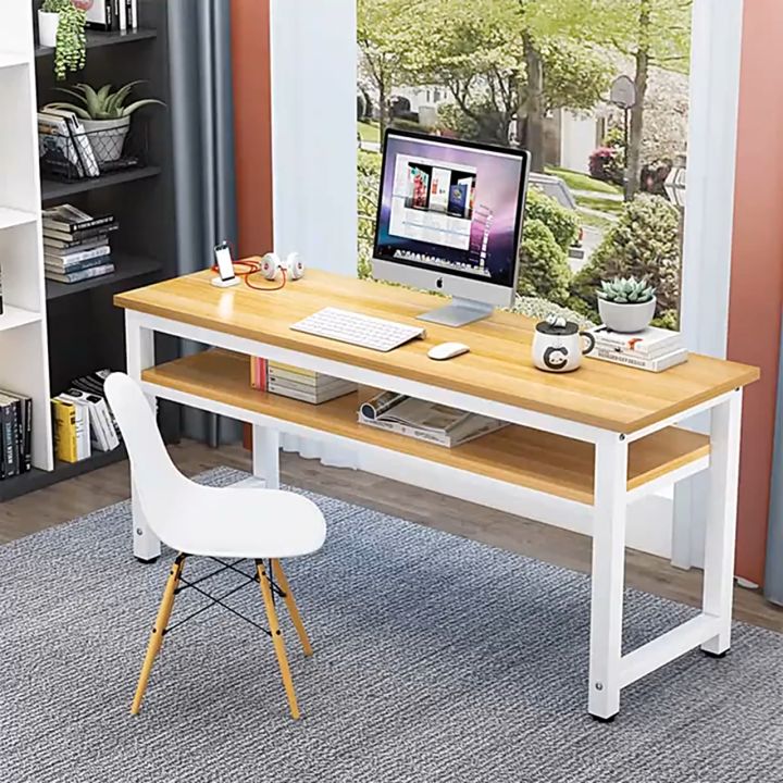 Simplified table rectangular home students learn writing desk bedroom ...