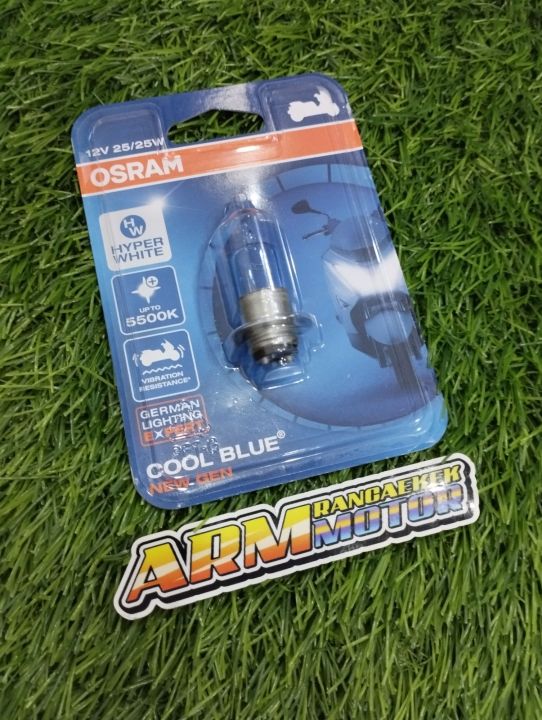 Bohlam OSRAM COOL BLUE 12V 25/25W ORIGINAL | Lazada Indonesia