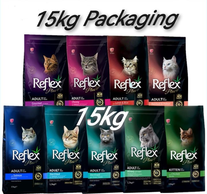 Reflex Plus 15kg Premium Cat Dry Food | Lazada Singapore