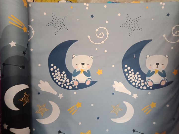 Kain Karakter Anak Katun Polymicro Bahan Sprei Gordeng Bedcover Tirai ...