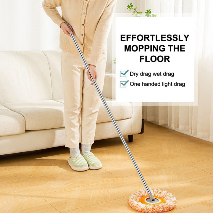 Ceiling Dust Removal Mop, Flexible Rotating Floor Mop, Wall Mop, Wet ...