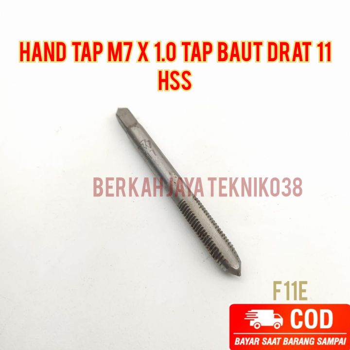Hand Tap M7x1.0 Tap Baut Drat 11 HSS Bukan Yamawa OSG | Lazada Indonesia